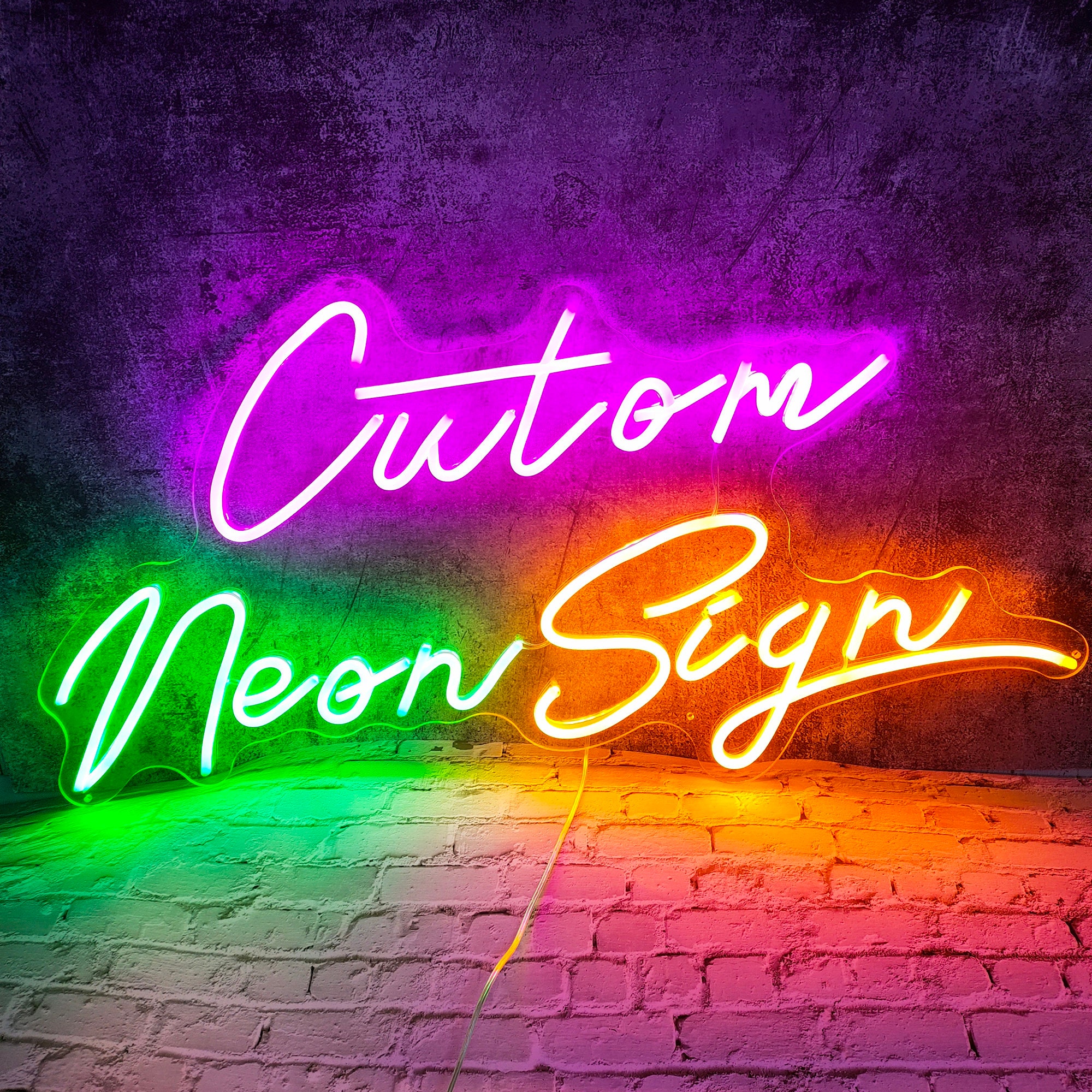 Custom Neon Sign Neon Décor For Offices Neon Business Etsy