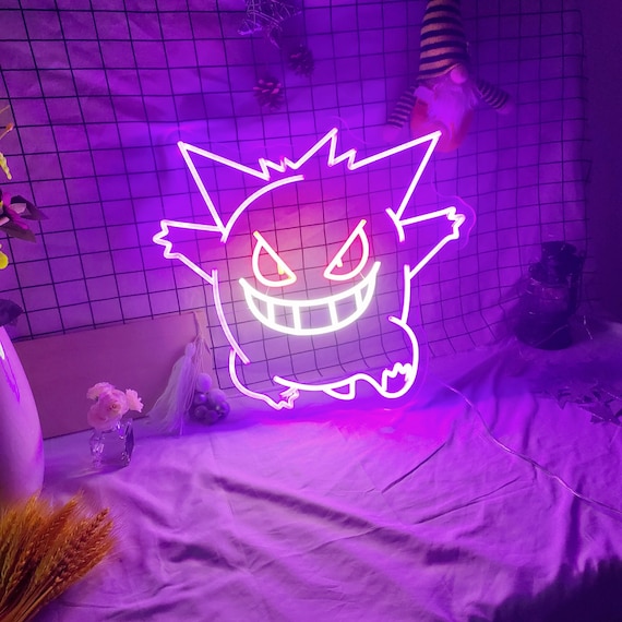 Home & Living Lighting Gengar Fan Gift Night Light Lamp Home Decor Game ...