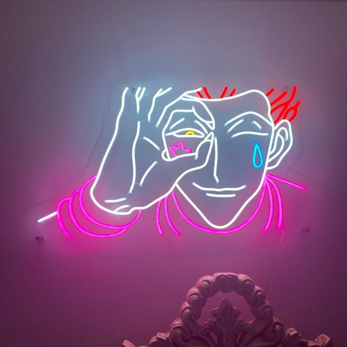 Anime logo neon sign Neon Sign Anime Custom Neon Sign Neon | Etsy