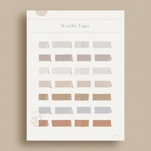 Digital Planner Stickers Set Minimal Neutral Color Sticky - Etsy