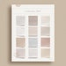 Digital Planner Stickers Set Minimal Neutral Color Sticky - Etsy