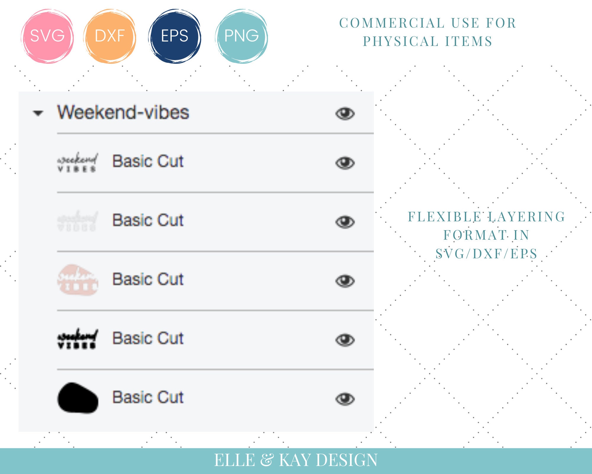 Weekend SVG Friday Svg Good Vibes Svg Vacay Svg Dxf Eps Cut File - Etsy UK