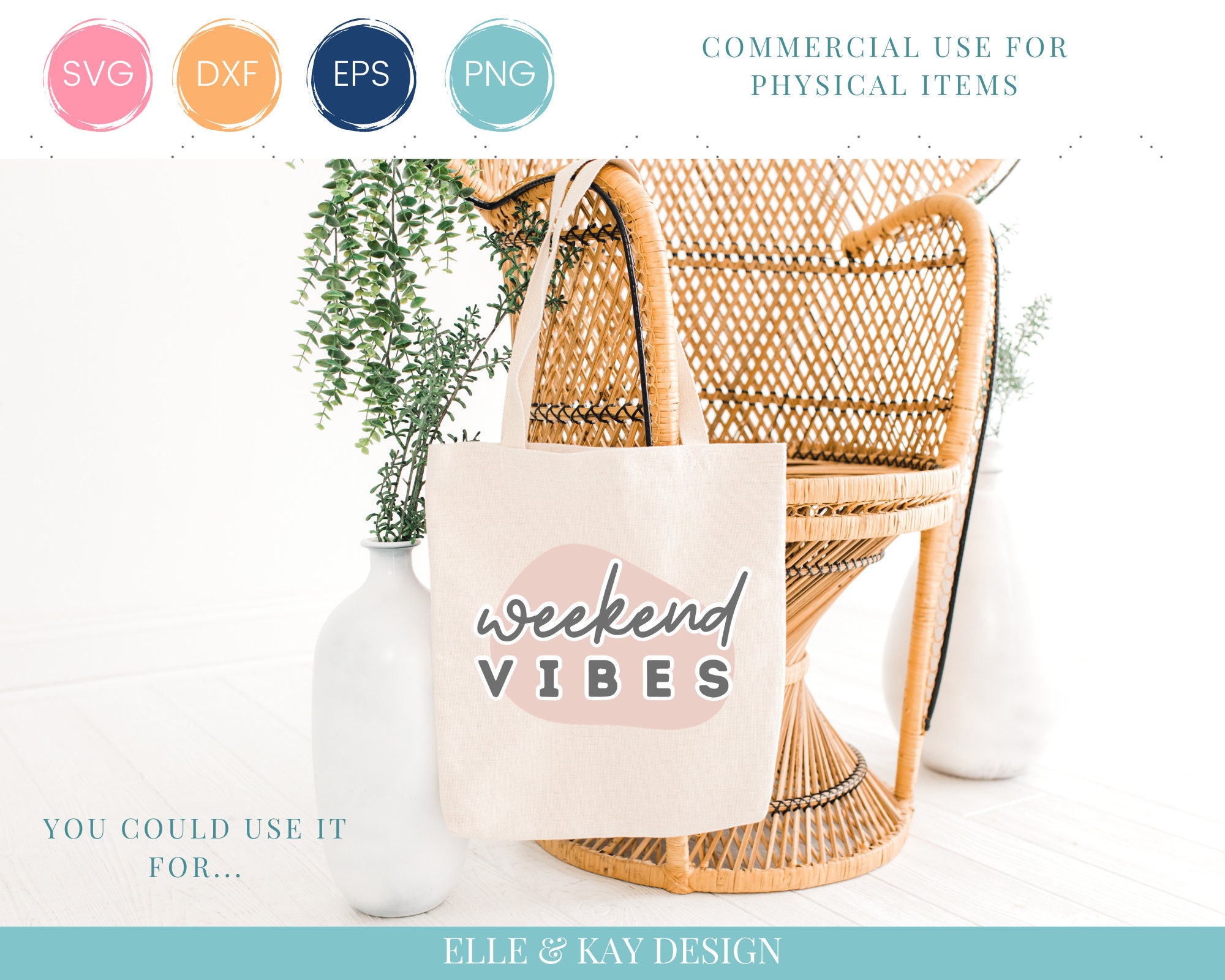 Weekend SVG Friday Svg Good Vibes Svg Vacay Svg Dxf Eps Cut File - Etsy UK