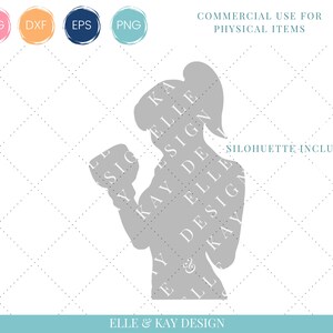 Svg for Female Boxer SVG Girl Boxer Cut File Woman Boxer Clipart for ...