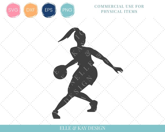 Female Basketball Player SVG Girl Basketball Svg Cut File | Etsy