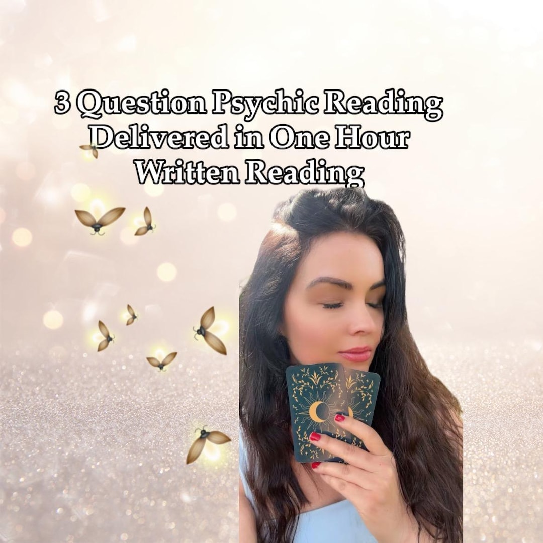 3 Psychic Same Hour Questions Written Psychic Reading Romantic - Etsy