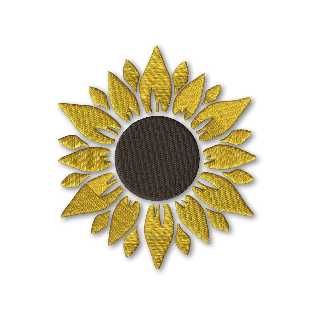 Sunflower Embroidery Designs Machine Instant Digital Download Pes Hus ...