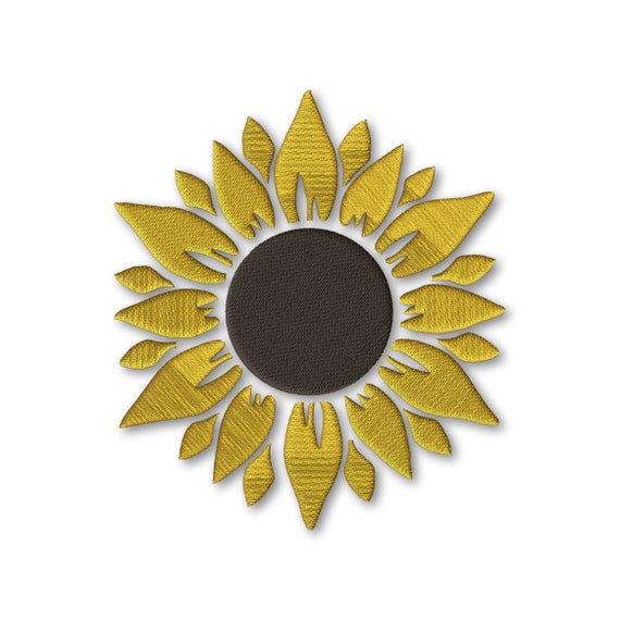 with sunflower flower embroidery pattern jef -478 exp Woman embroidery ...