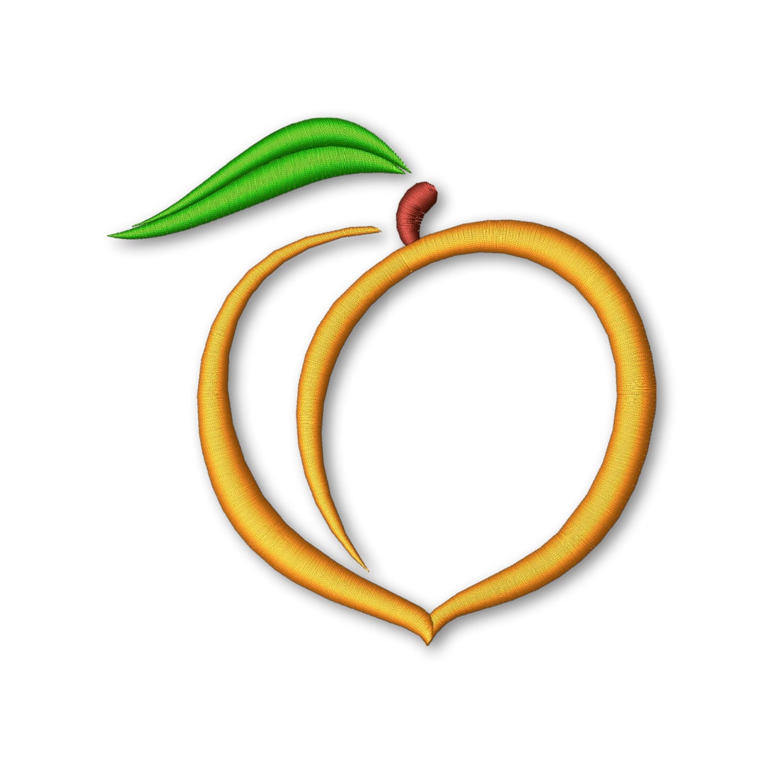 Georgia Peach Embroidery Designs Machine Instant Digital Download Pes ...