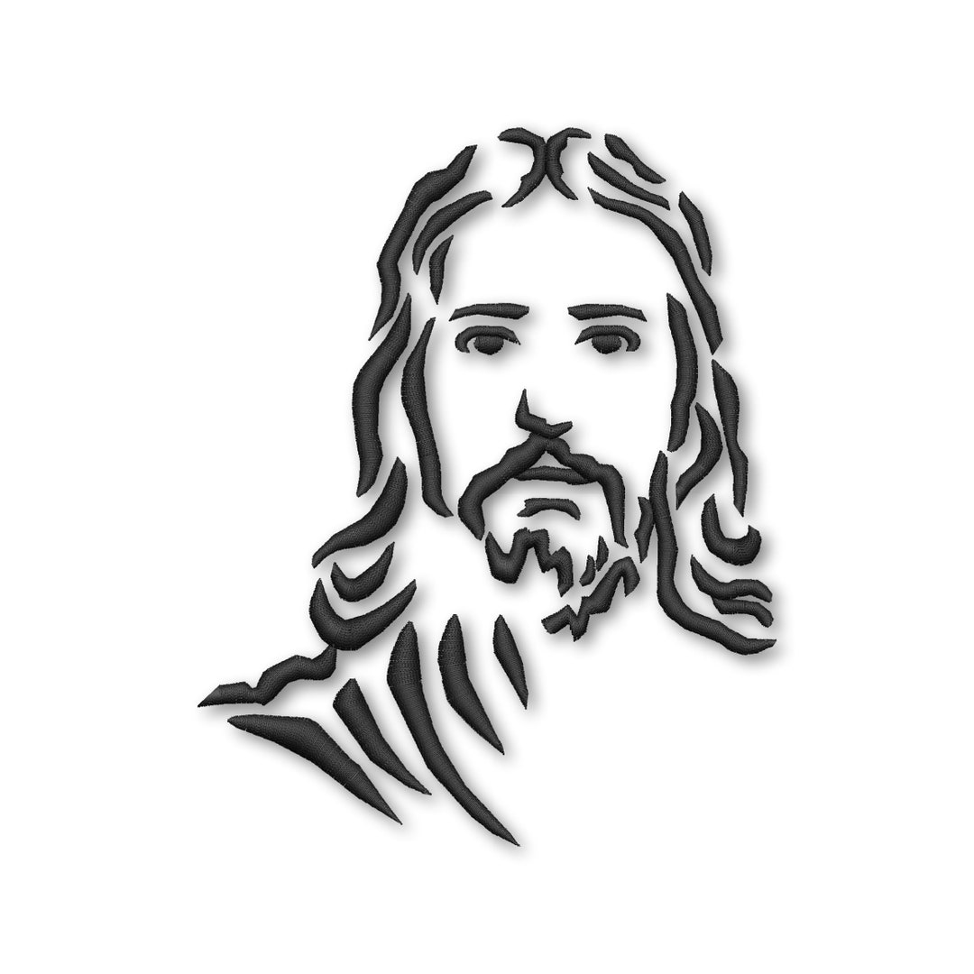Jesus Christ Face Embroidery Designs Machine Instant Digital Download ...