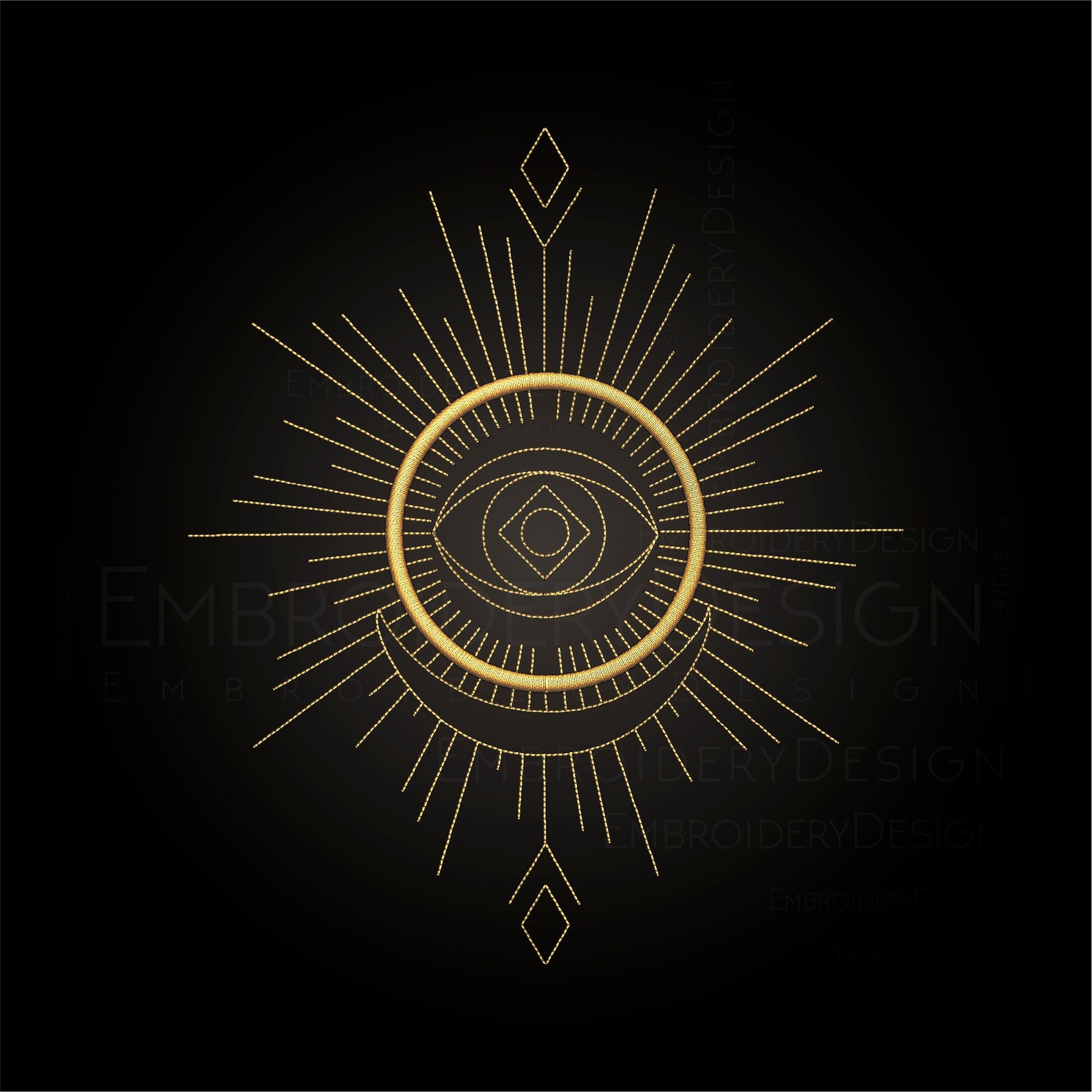 Sacred Masonic Symbol Embroidery Designs Machine Instant Digital ...