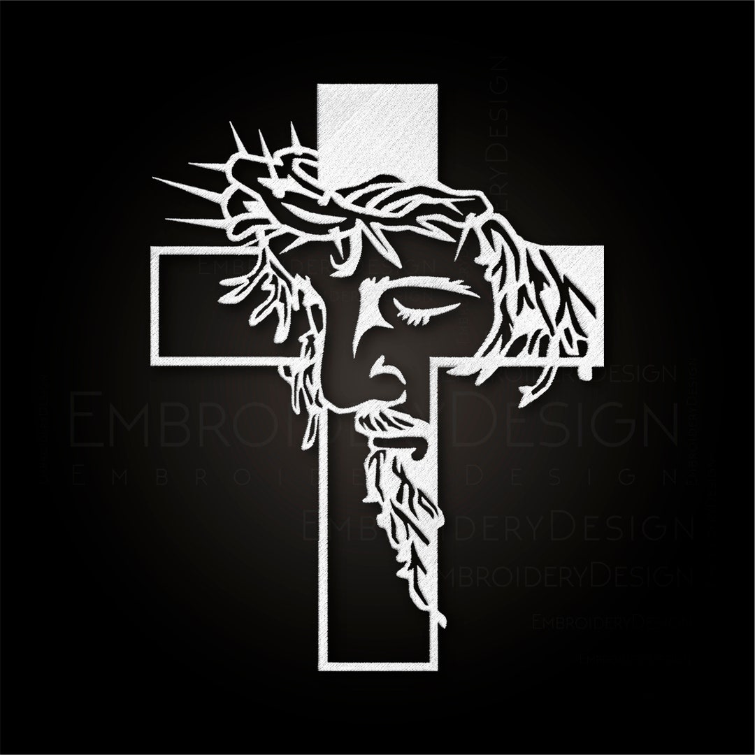 Jesus Cross Embroidery Designs Machine Instant Digital Download Pes Hus ...