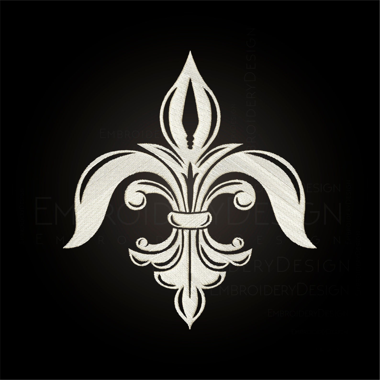 Fleur De Lis Embroidery Designs Machine Instant Digital - Etsy