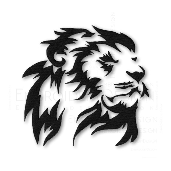 Lion Embroidery Designs Machine Instant Digital Download Pes | Etsy