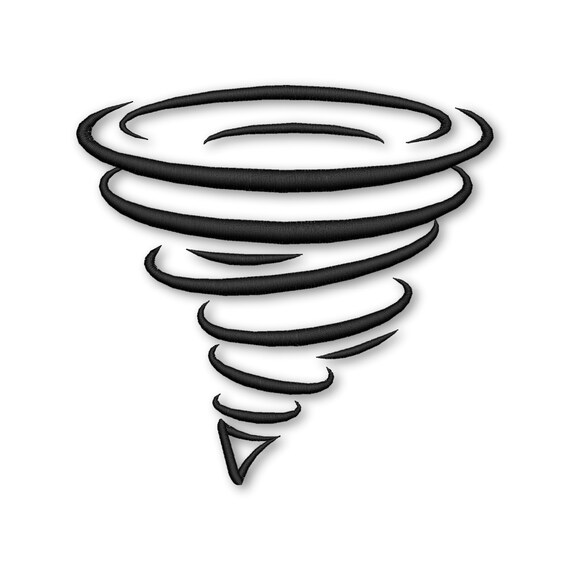 Tornado Embroidery Designs Machine Instant Digital Download | Etsy