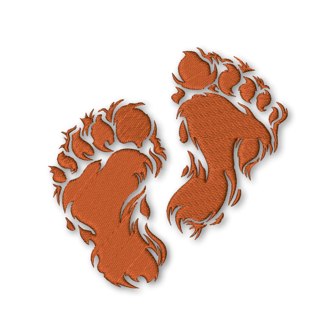 Bigfoot Yeti Embroidery Designs Machine Instant Digital Download Pes Hus File - Etsy