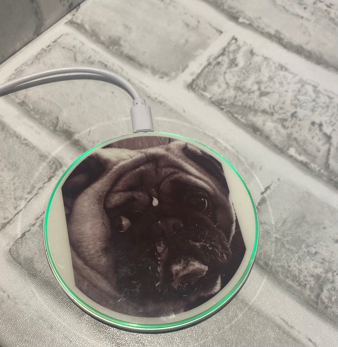 Personalised Wireless Charger Photo Wireless Charger for Any Qi Enabled ...