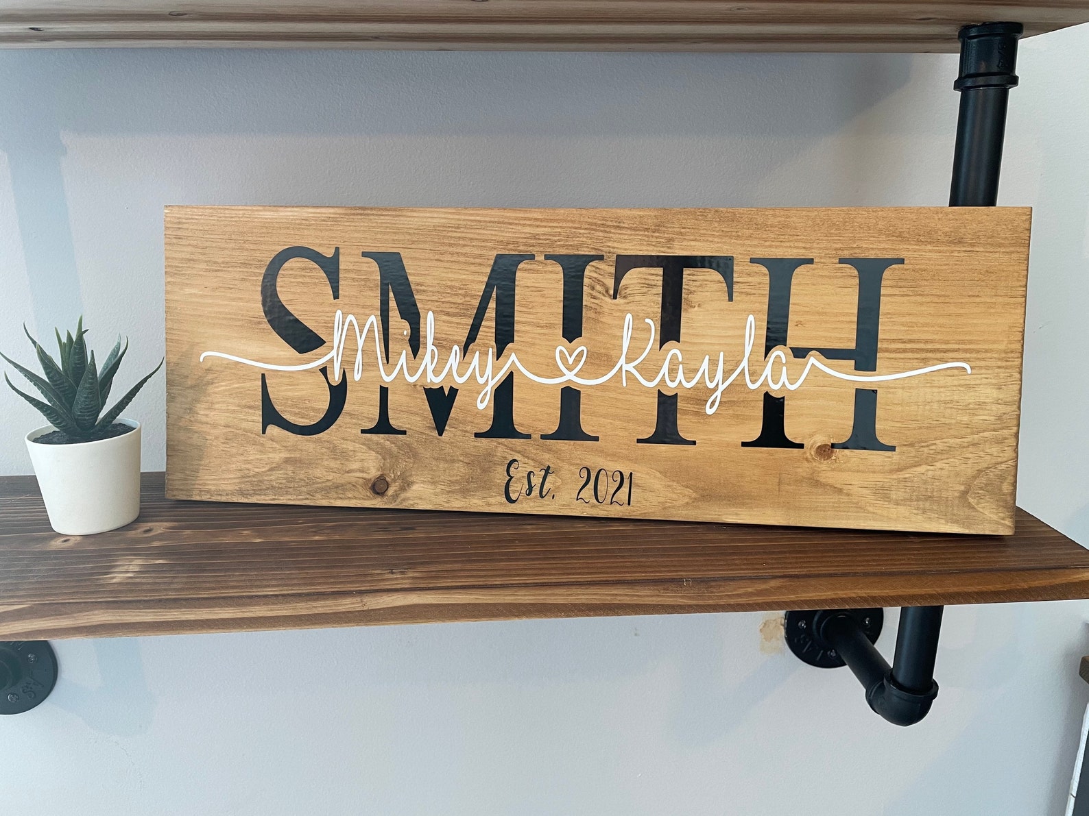 Personalized Couples Signs Wedding Sign Wedding Gifts Last - Etsy