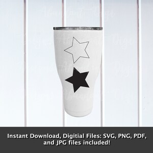 Simple Stars - Star SVG, Barn Star, Digital Download, Instant Download ...