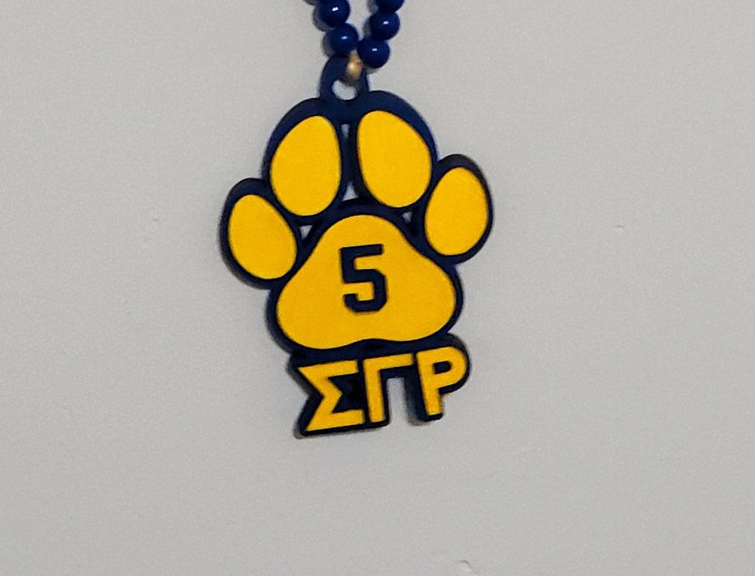 Sigma Gamma Rho Paw Tiki - Etsy