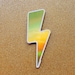 Holographic Lightning Bolt Sticker | Glossy Die Cut Sticker | 80s ...