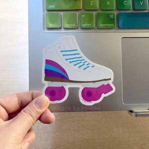 Roller Skate Sticker | Vinyl Sticker | 80s Sticker | Retro Sticker ...