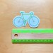 Fixie Bike Die Cut Vinyl Sticker | Fixed Bike | Bicycle Sticker | Green ...