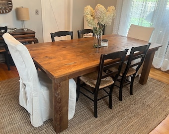 Farmhouse Dining Table, Reclaimed Wood, Famhouse Table, Dining Table ...