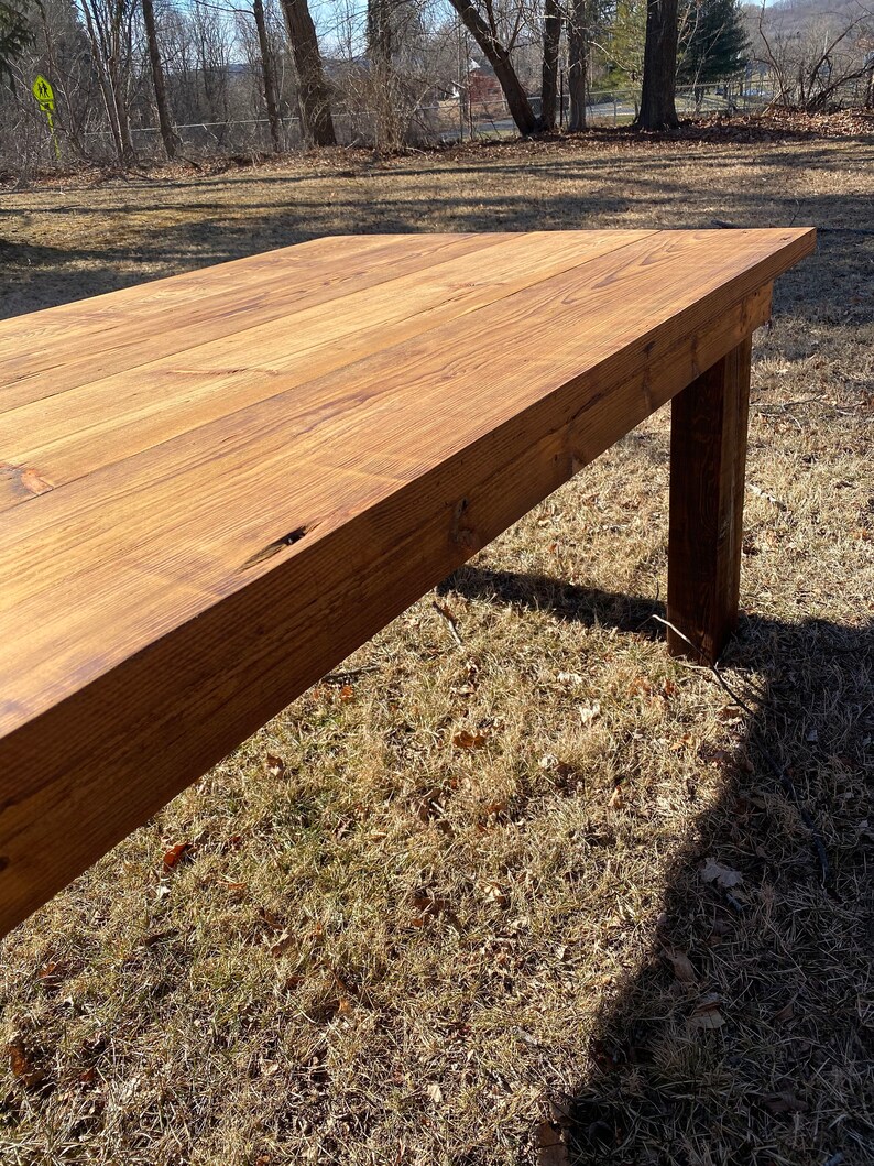 Gorgeous Handmade Farmhouse Dining Table Made From Reclaimed Local Barn ...