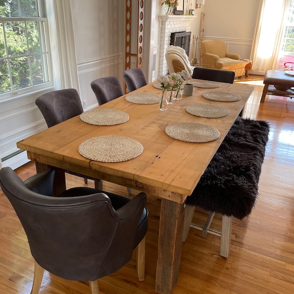 Farmhouse Dining Table - Etsy