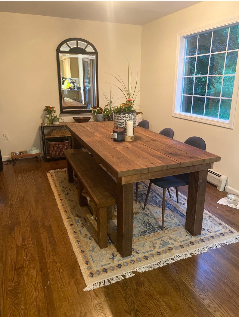 Farmhouse Dining Table, Reclaimed Wood, Famhouse Table, Dining Table ...
