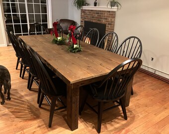 Farmhouse Dining Table, Reclaimed Wood, Famhouse Table, Dining Table ...