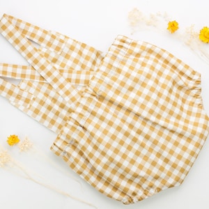 Baby Overalls Sewing Pattern & Tutorial: Easy Playsuit (PDF Download ...