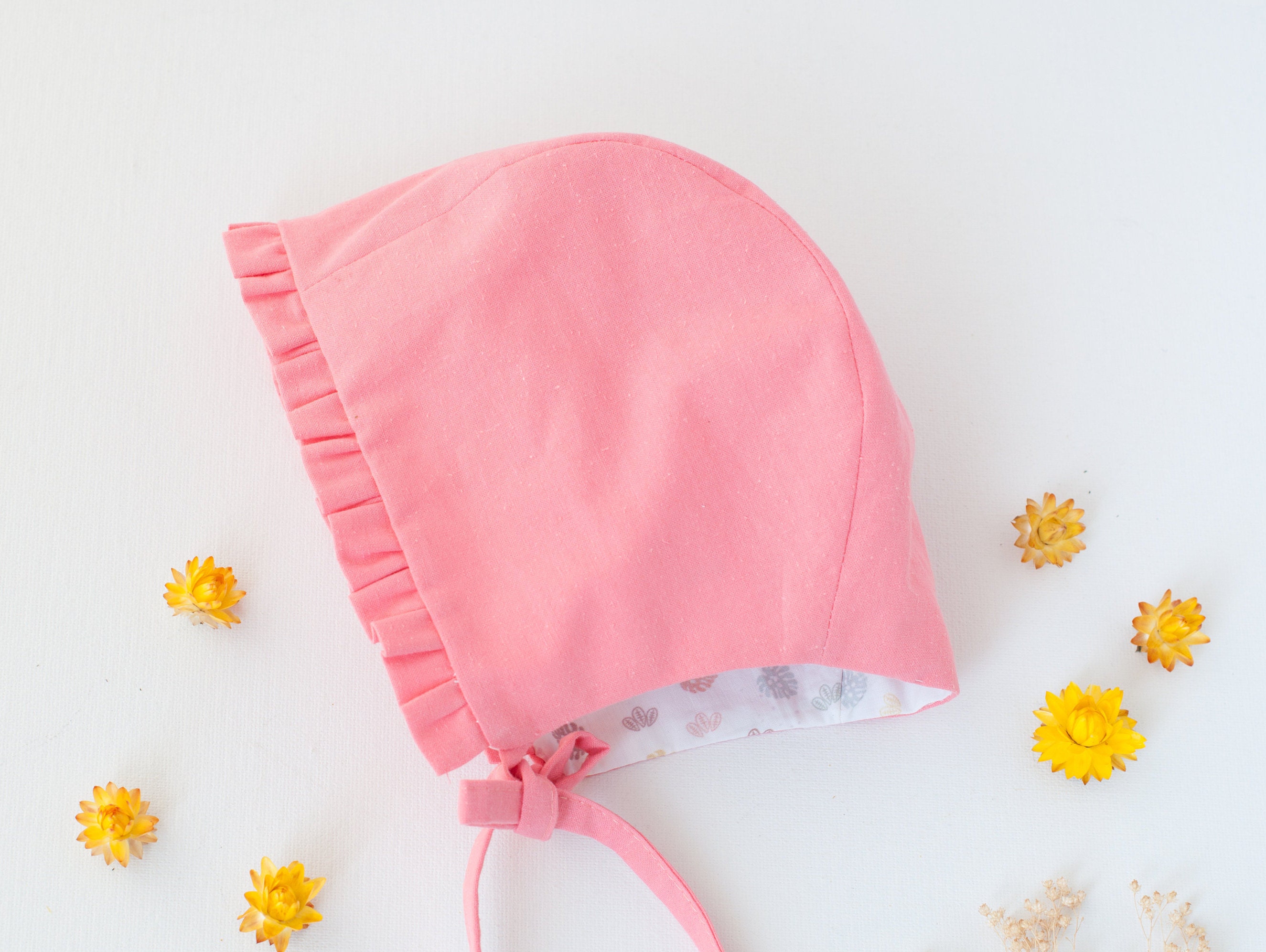Baby Bonnet Sewing Pattern: 3 Styles, Newborn to 24 Months (PDF Pattern ...