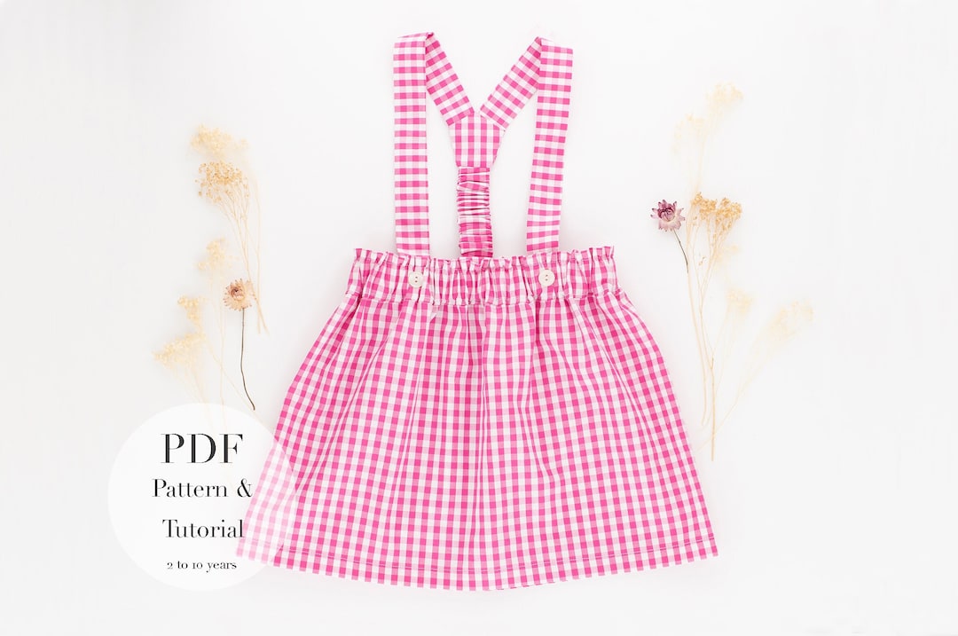 Girl Skirt PDF Sewing Pattern L Toddler Skirt With Ruffles Pattern L ...