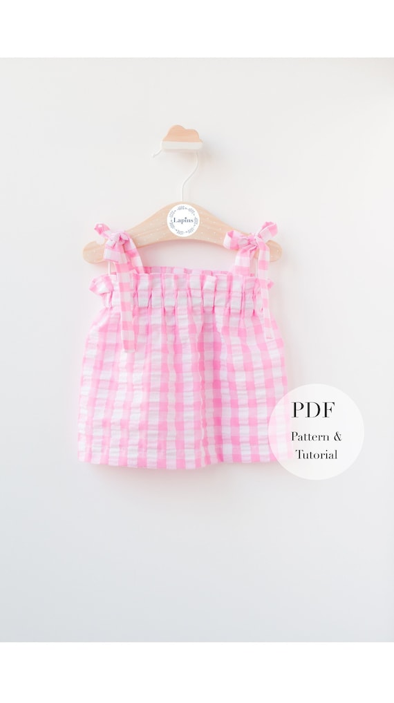Baby Dress PDF Sewing Pattern & Tutorial Baby Top Pattern - Etsy