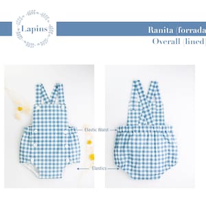 Baby Overalls Sewing Pattern & Tutorial: Easy Playsuit (PDF Download ...