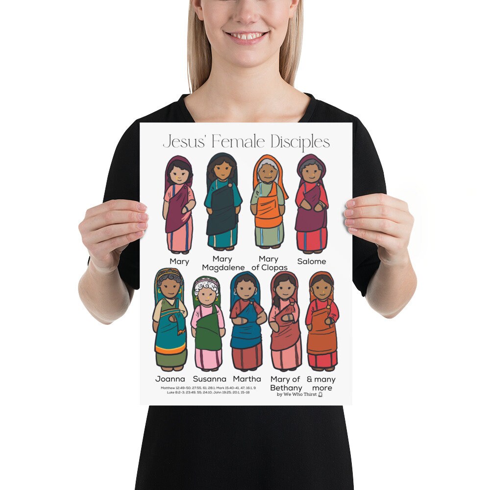 Female Disciples Poster, Women of the Bible, Holy Women, Sunday School ...