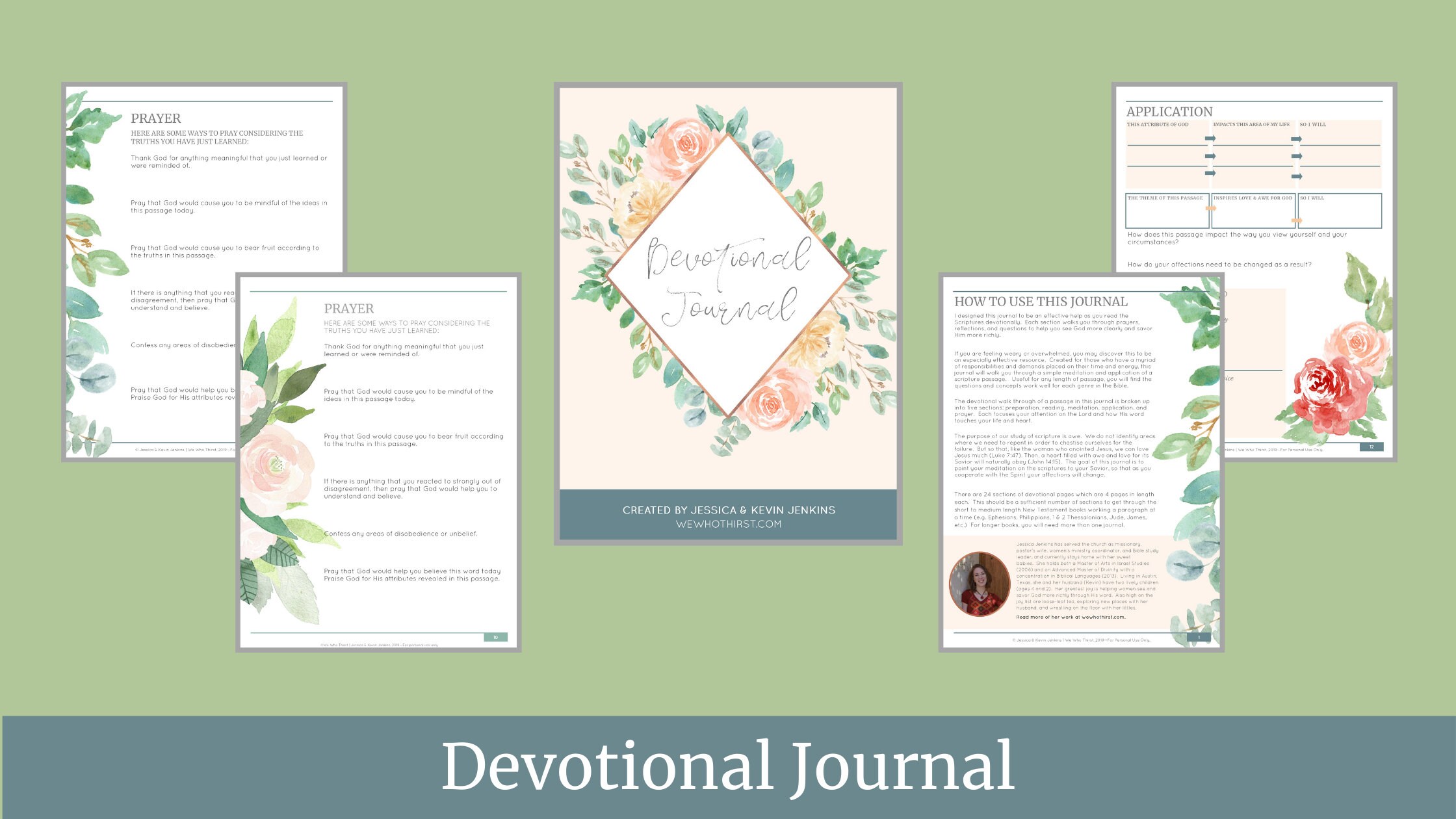 Devotional Journal Printable, Daily Devotional, Devotional Planner ...