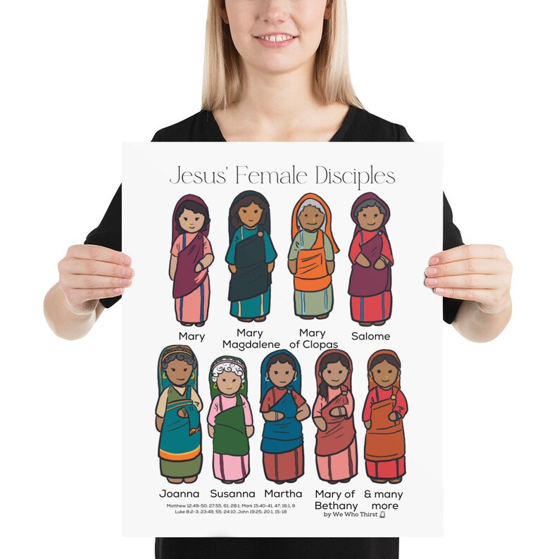 Female Disciples Poster, Women of the Bible, Holy Women, Sunday School ...