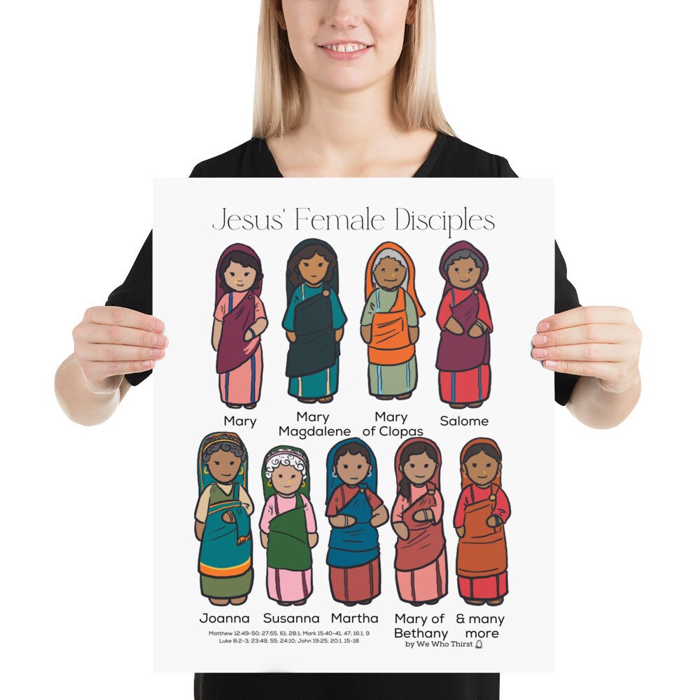 Female Disciples Poster, Women of the Bible, Holy Women, Sunday School ...