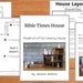 Historical Nativity House PLANS, 1st Century House Plans, Doll House ...