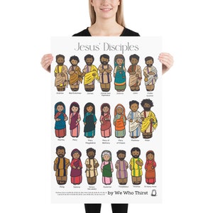 Historically Accurate Jesus' Disciples Poster, Female Disciples, 12 ...