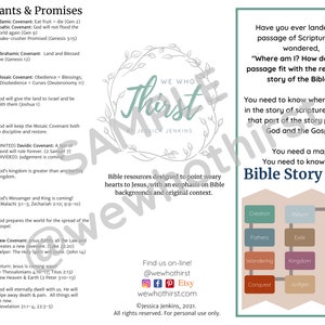 Bible Story Path Brochure God's Big Story Sunday School - Etsy