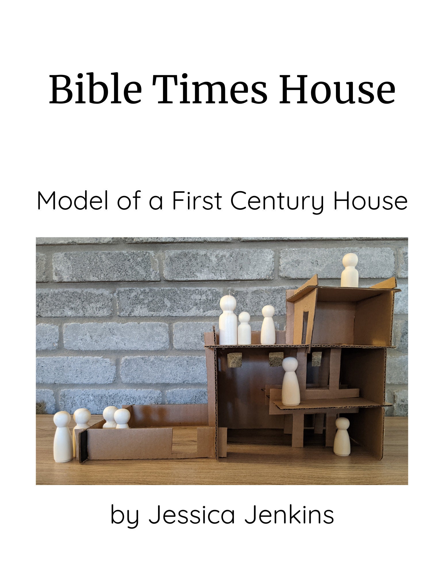 Historical Nativity House PLANS, 1st Century House Plans, Doll House ...