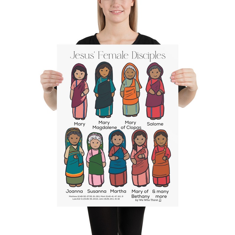 Female Disciples Poster, Women of the Bible, Holy Women, Sunday School ...