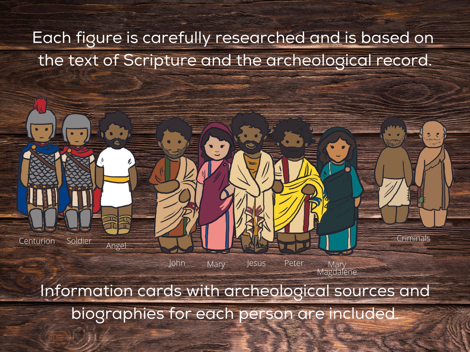 Small Cross & Tomb Paper Dolls, Historically Accurate Easter ...