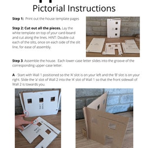 Historical Nativity House PLANS, 1st Century House Plans, Doll House ...