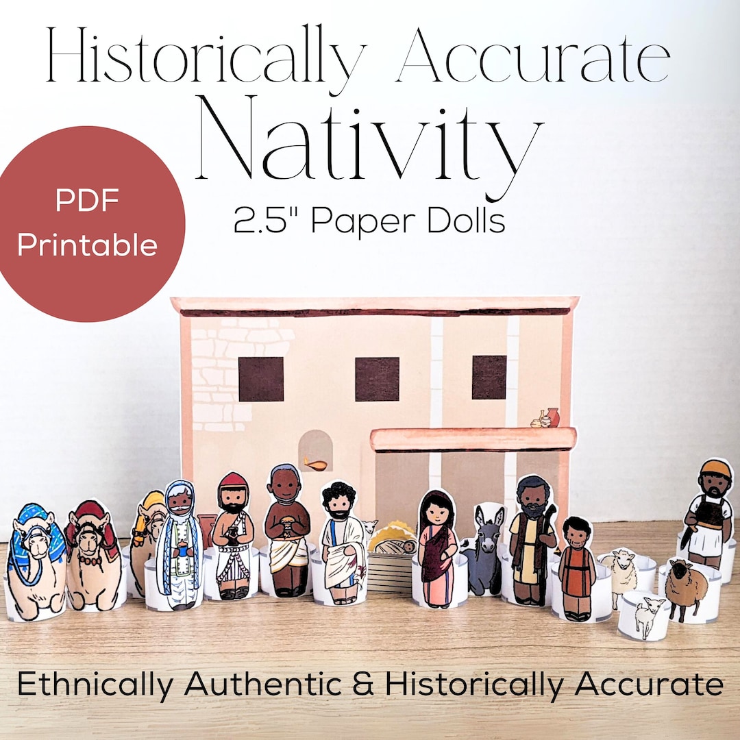 Historically Accurate Nativity Paper Dolls, Historically Accurate ...