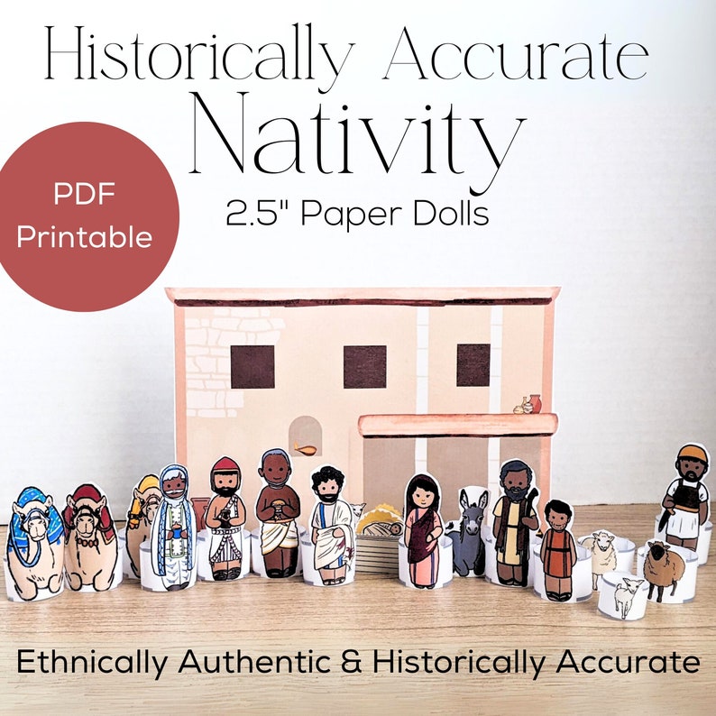 Historically Accurate Nativity Paper Dolls, Historically Accurate ...